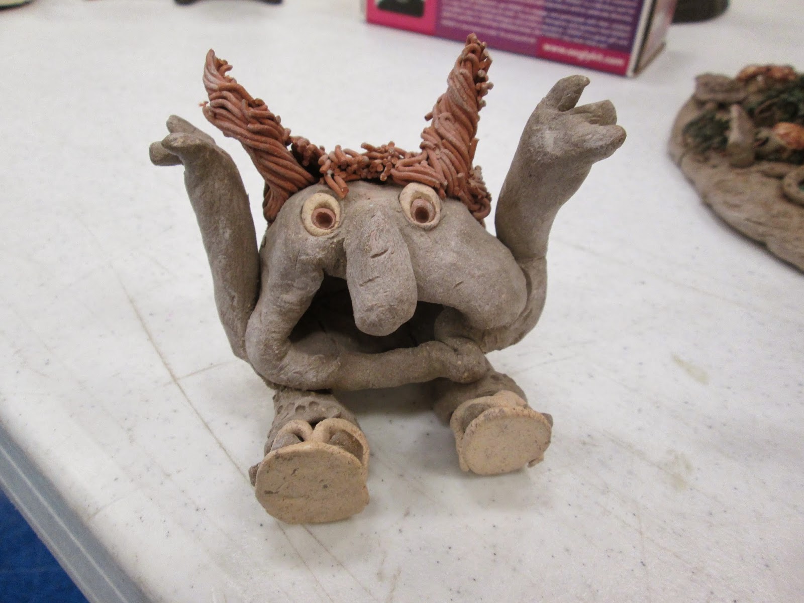 Adventures in Third Grade: Oogly - Clay Monster Creations