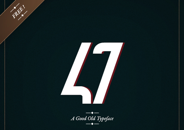 47 Typeface – Free Fonte - De volta ao retrô