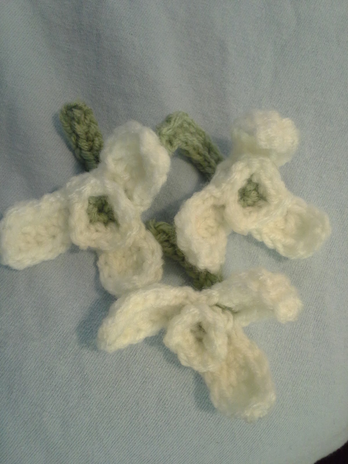 JP's Crochet Blog: Snowdrop Flower