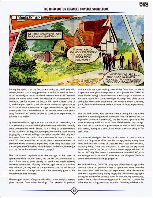 Launched: The Third Doctor Expanded Universe Sourcebook