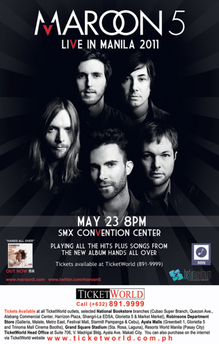 Maroon 5 Live in Manila! ~ Let's party!