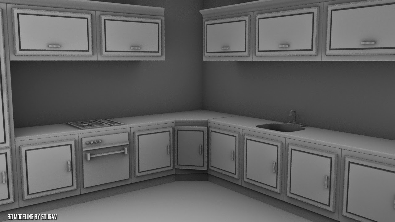 3D Works: Interior Modeling in Maya