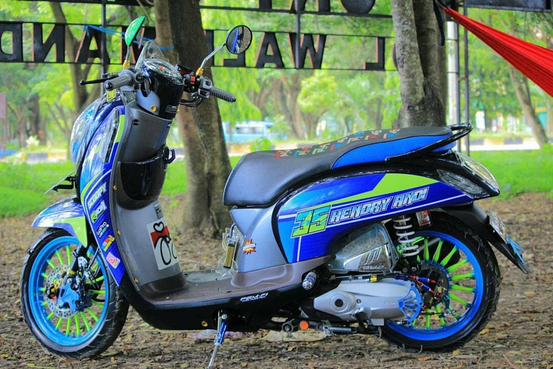 86 Foto Modifikasi Honda Scoopy Fi Retro Modern Terbaik