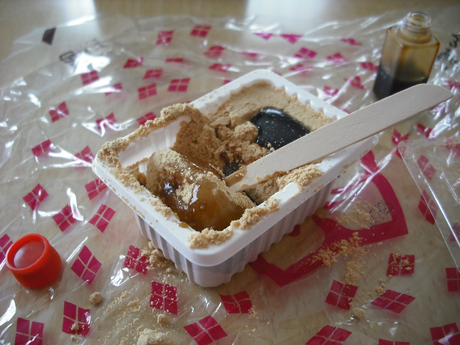 Hiroyuki's Blog on Japanese Cooking: Kikyo Shingen Mochi/桔梗信玄餅