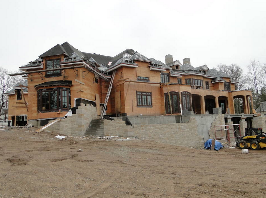 Eileen's Home Design: James Paragano Designed Home Under Construction ...