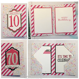colour me happy: Big birthday no-cut patterned paper folder