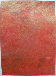 Creative Expressions: P is for Pearly Mottled Paper