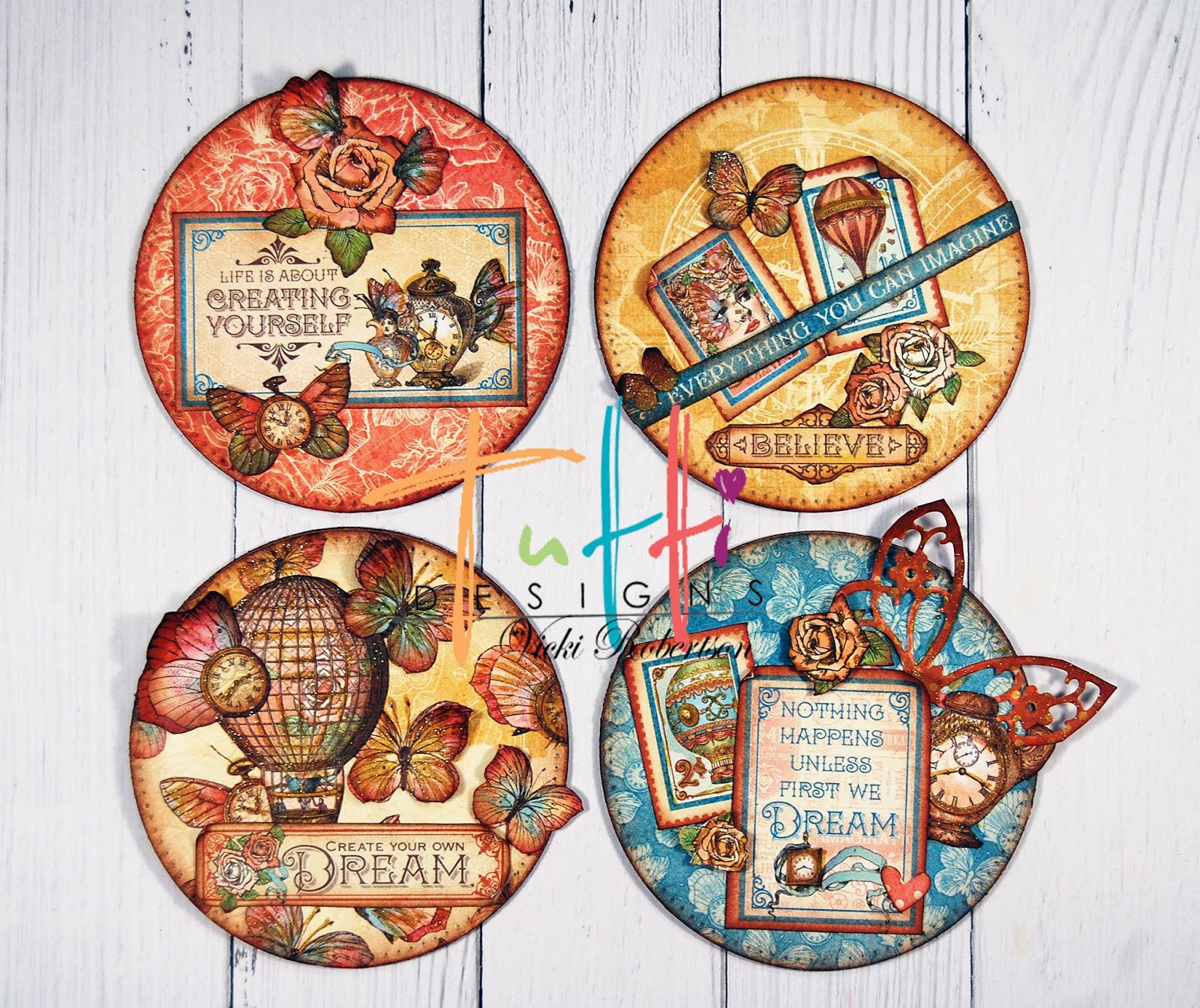 He"artful" Validation of Vicki: Going in Circles...Artist Trading Coins!