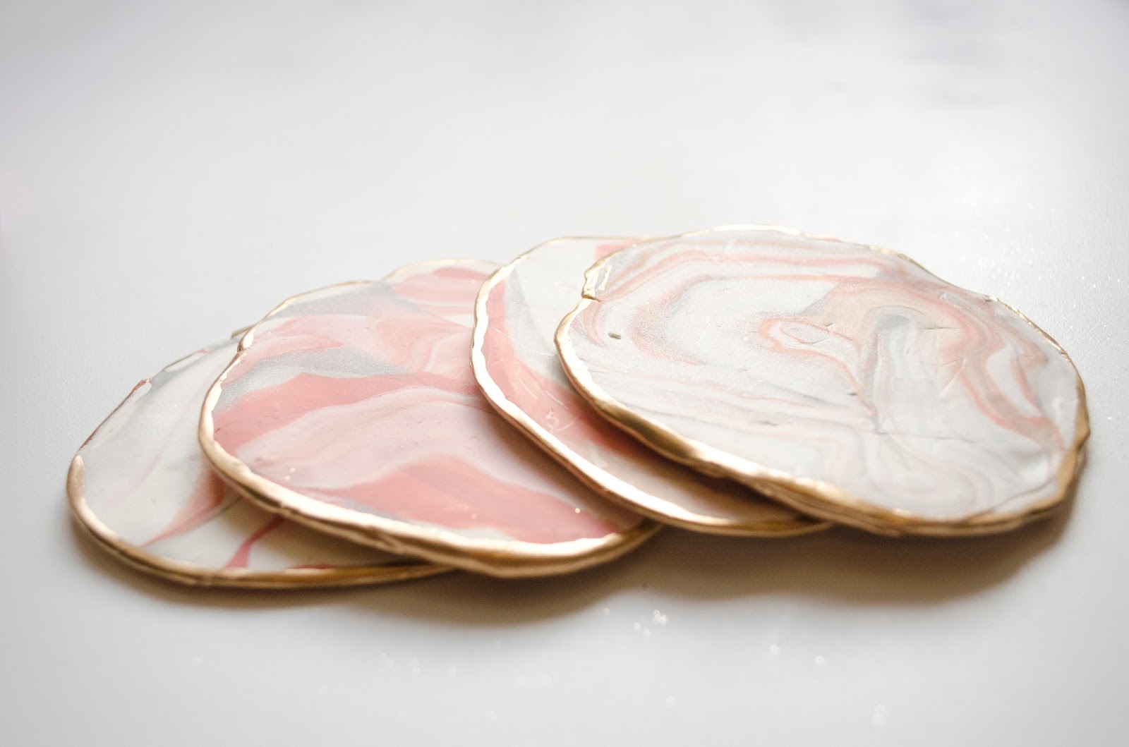 DIY Gift Ideas 2015 || Marble Coaster, Marble Mug, Gold Champagne Glass ...