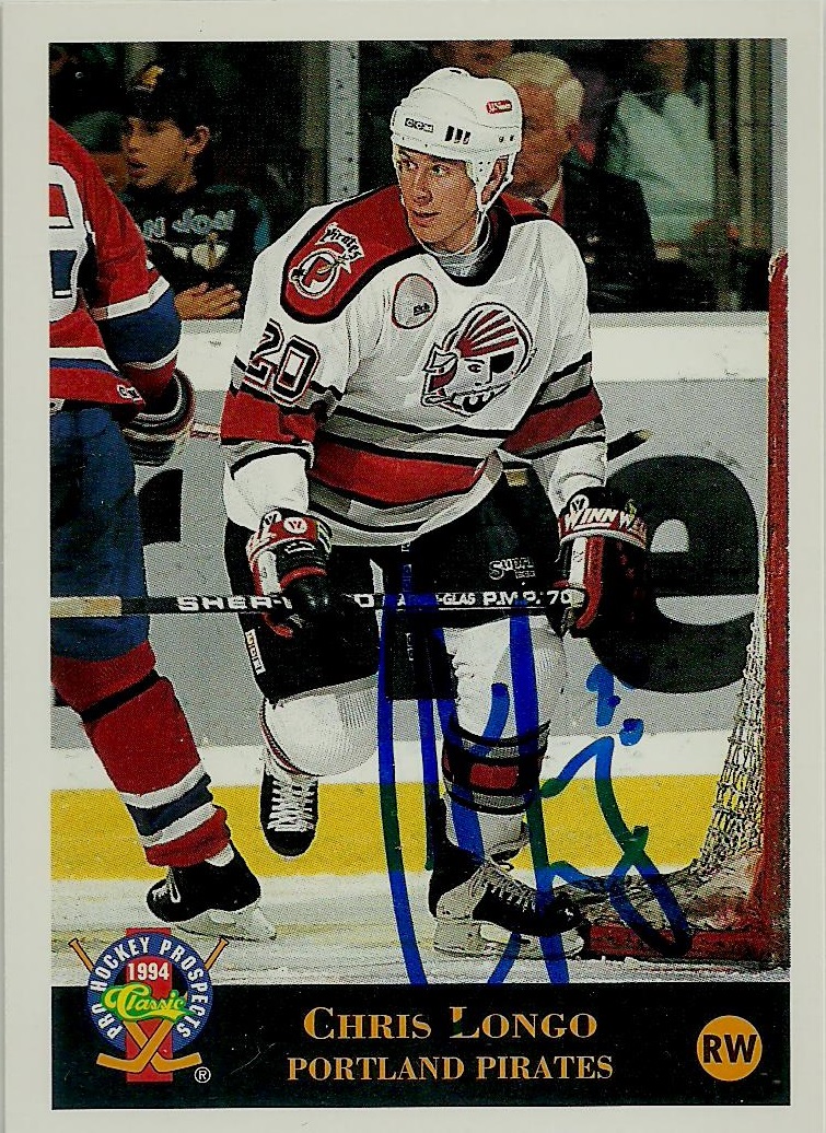 Hell's Valuable Collectibles: Chris Longo Autographed Card