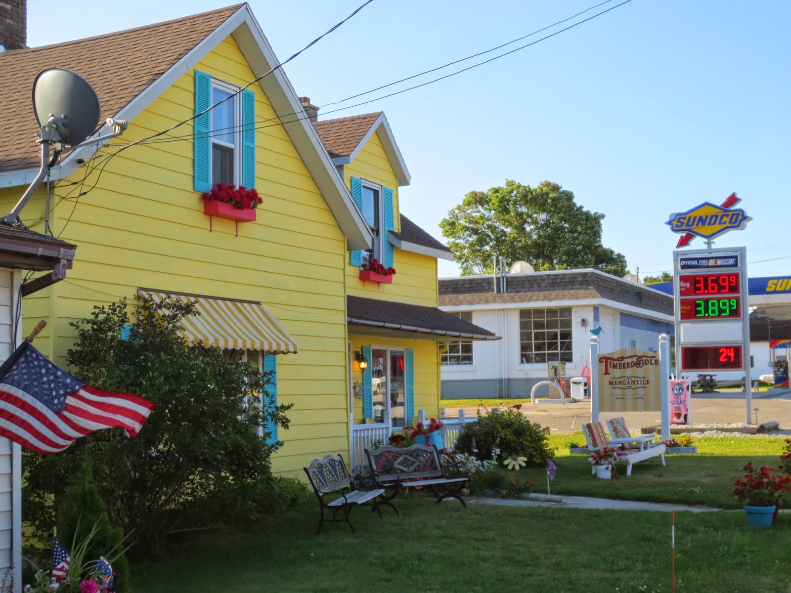 Looping NZ Style: Lousy Weather at DeTour Village, Michigan.