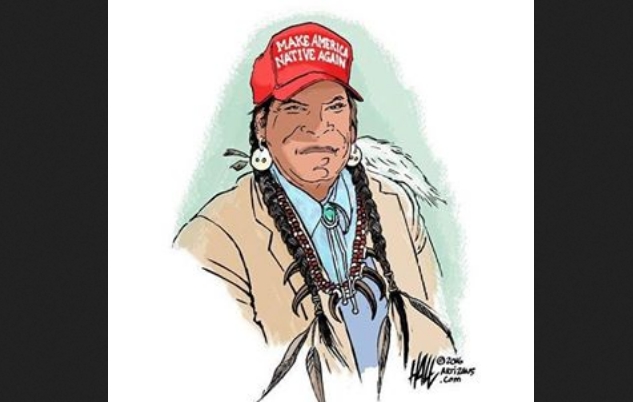 White Wolf : “Make America Native Again” Image Goes Viral