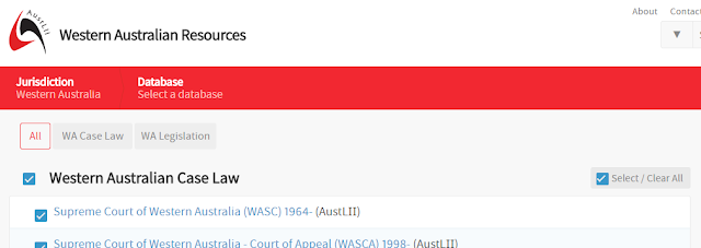 AustLII & The WASC Judgment dates