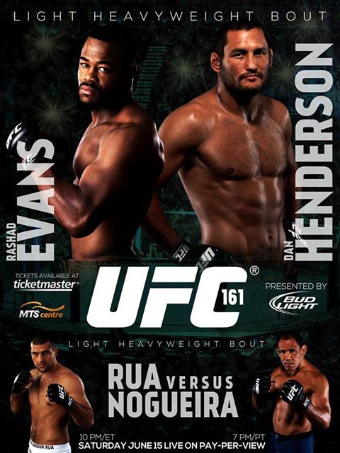 UFC 161 Evans vs. Henderson Live Streaming PPV Fight Review, News ...