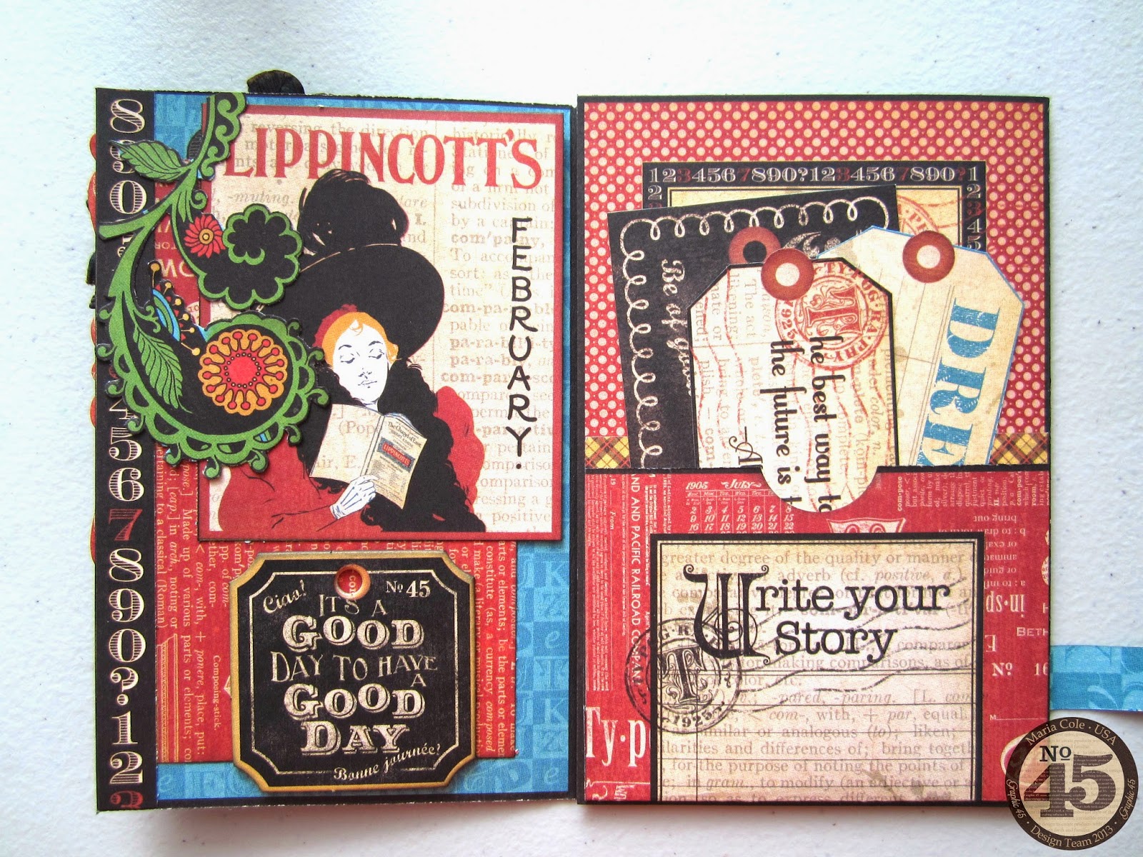 Paperiah: Graphic 45 Typography Card Tutorial