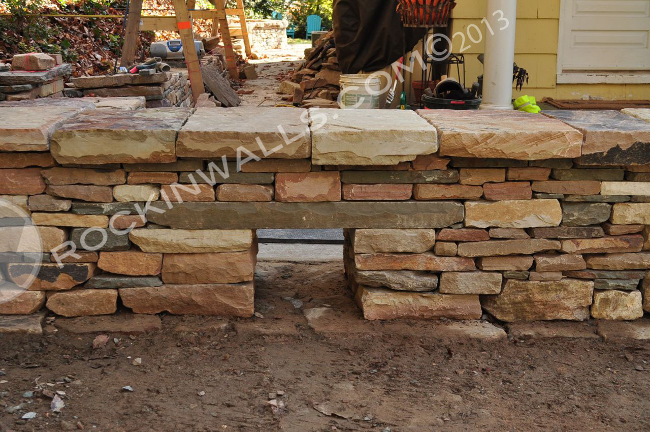 ROCKIN WALLS: Merrymount Project Lintel Drain Build and Rebuild.