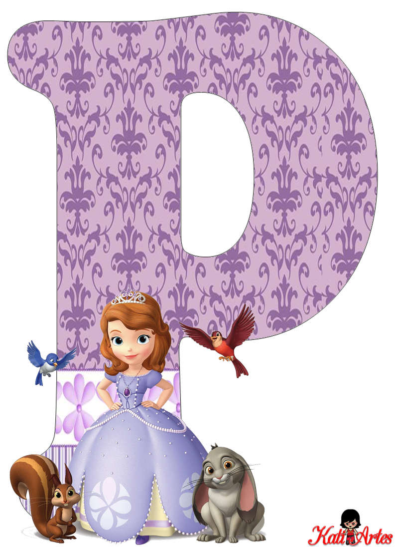 Alfabeto de Princesa Sofía. - Oh my Alfabetos!