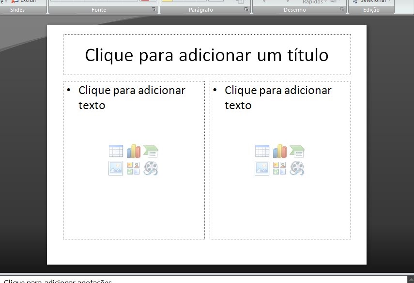 Tecla Ti: Qual o melhor layout para meu slide - Parte 2 - PowerPoint
