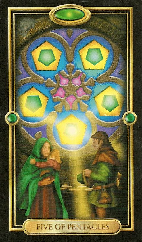 Tarot Notes: Week at a Glance: 5 of Pentacles, Rx