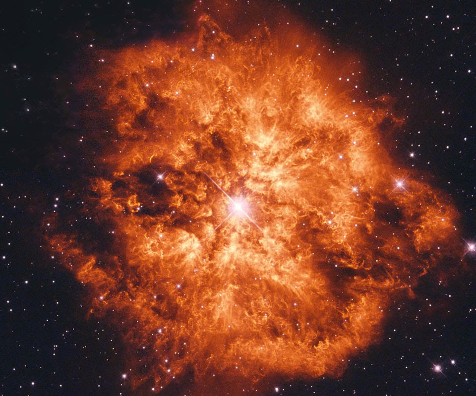 Dosis Astronomica: Espectacular explosion de la estrella de Wolf-Rayet ...