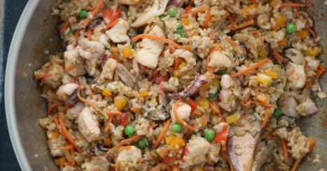 Mixed Seafood Fried Rice | All Roads Lead to the Kitchen