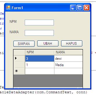 Membuat DataGridView Sederhana Pada Visual Basic