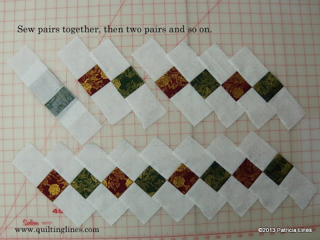 Quilting Lines: Simple Patchwork Border