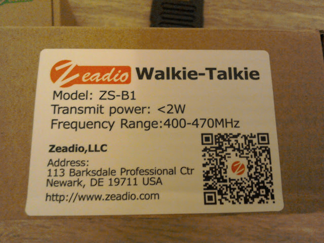 Mr. Aphoristic: WLN KD-C1 / Zeadio ZS-B1 UHF Transceiver Review