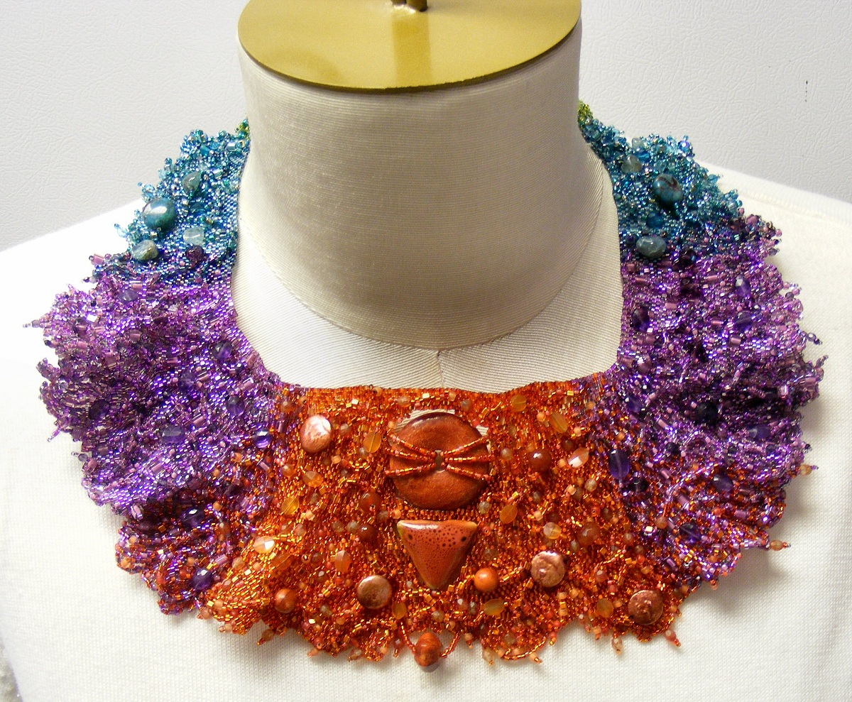 Sweet Freedom Designs: Freeform Peyote Collar/Neckpiece