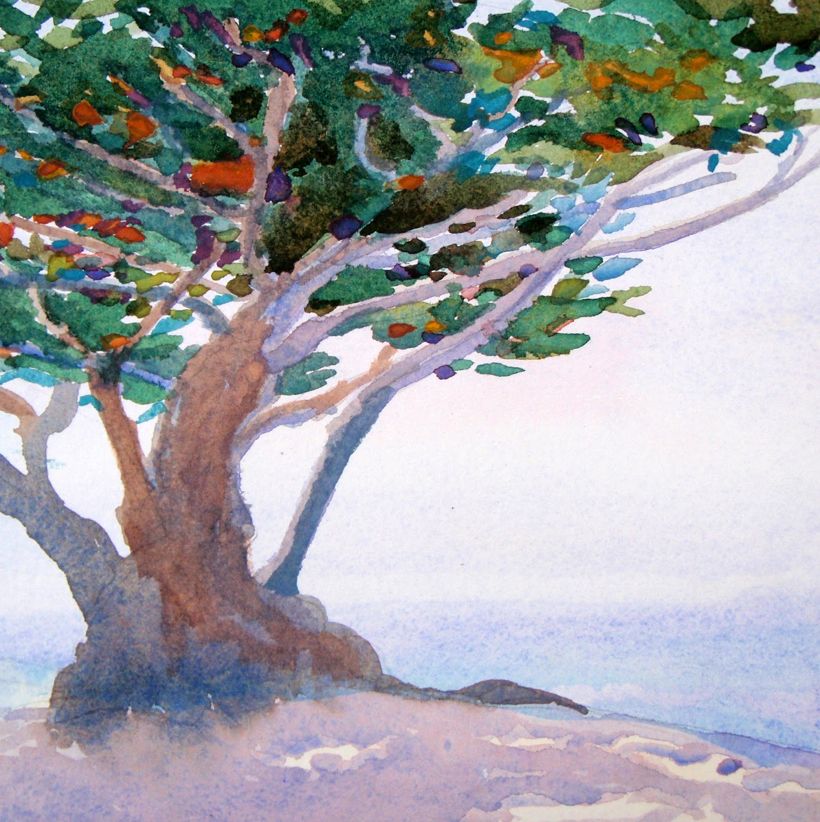 robin purcell california watercolors in the plein air tradition: 2017