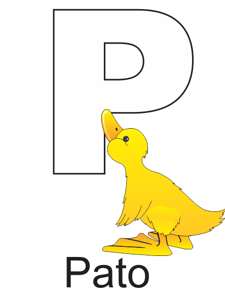 Christian y yo: Letras Abecedario en Español con Dibujos (P)