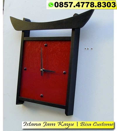 Jam Dinding Kayu Unik, Jam Dinding Kayu Custom, Jam Dinding Kayu Murah ...