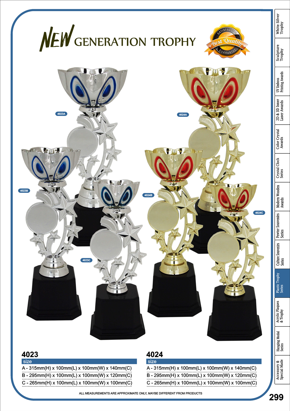 PLASTIC TROPHY | Trophy Supplier | Trophy Malaysia | Plaque Malaysia ...