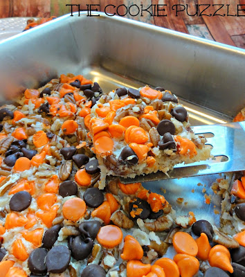 The Cookie Puzzle: Halloween Magic Bars