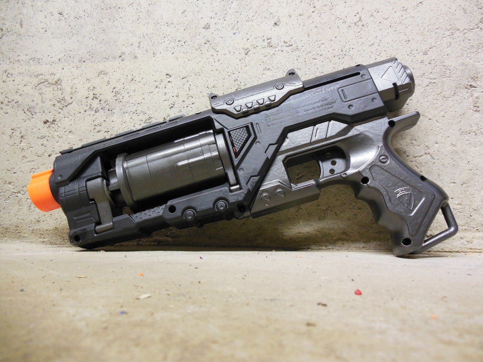 Lasagna678 Nerf Mods: Black and Metallic Grey Spectre and Rayven