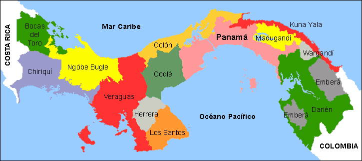 Mapa de Panama ~ Online Map