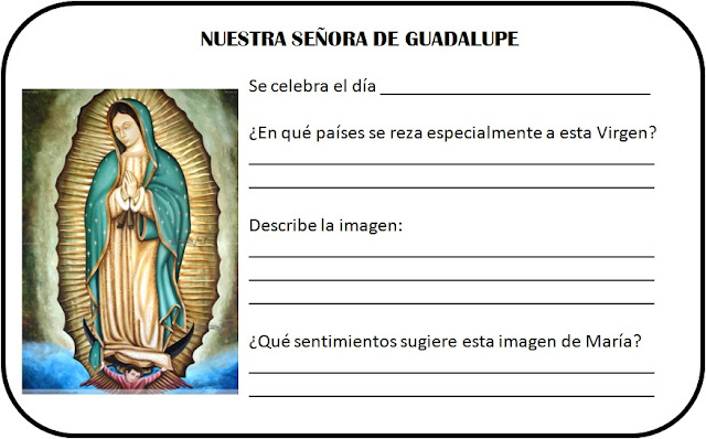 La Catequesis (El blog de Sandra): Recursos catequesis Virgen de Guadalupe