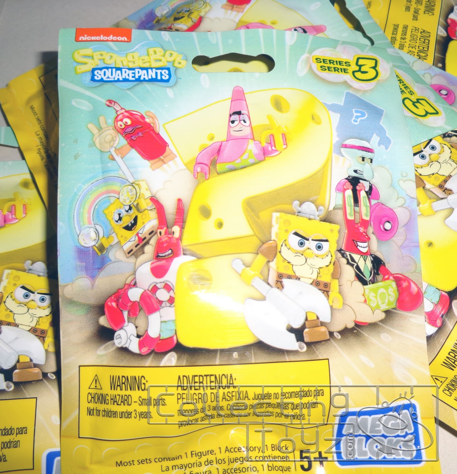 Collecting Toyz: Mega Bloks Spongebob Squarepants Series 3 Mini Figure