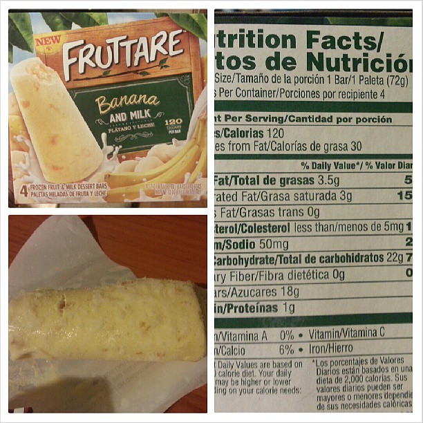 Shannon's Lightening the Load: Fruttare Banana and Milk Dessert Bars