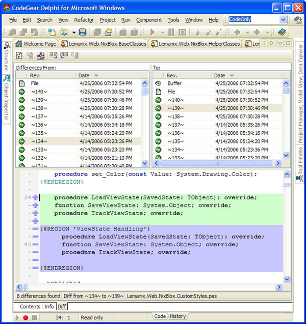 DELPHI: Nouveautes IDE depuis Delphi 7