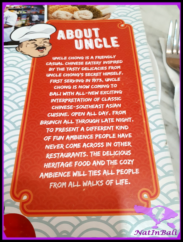 NatInBali: Uncle Chong Restaurant