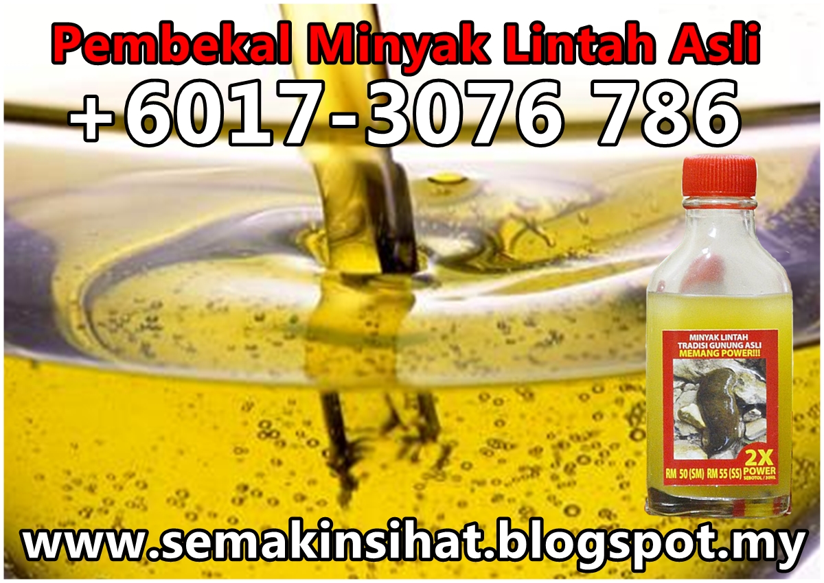 PEMBEKAL MINYAK LINTAH TRADISI GUNUNG ASLI : MINYAK LINTAH COD PANDAN ...
