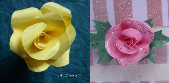Paper rose handmade | Paper Origami Guide