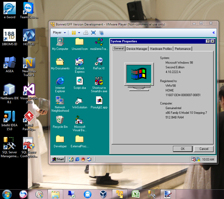 Refleksi Kami: Install Windows 98 Dalam Virtual Machine