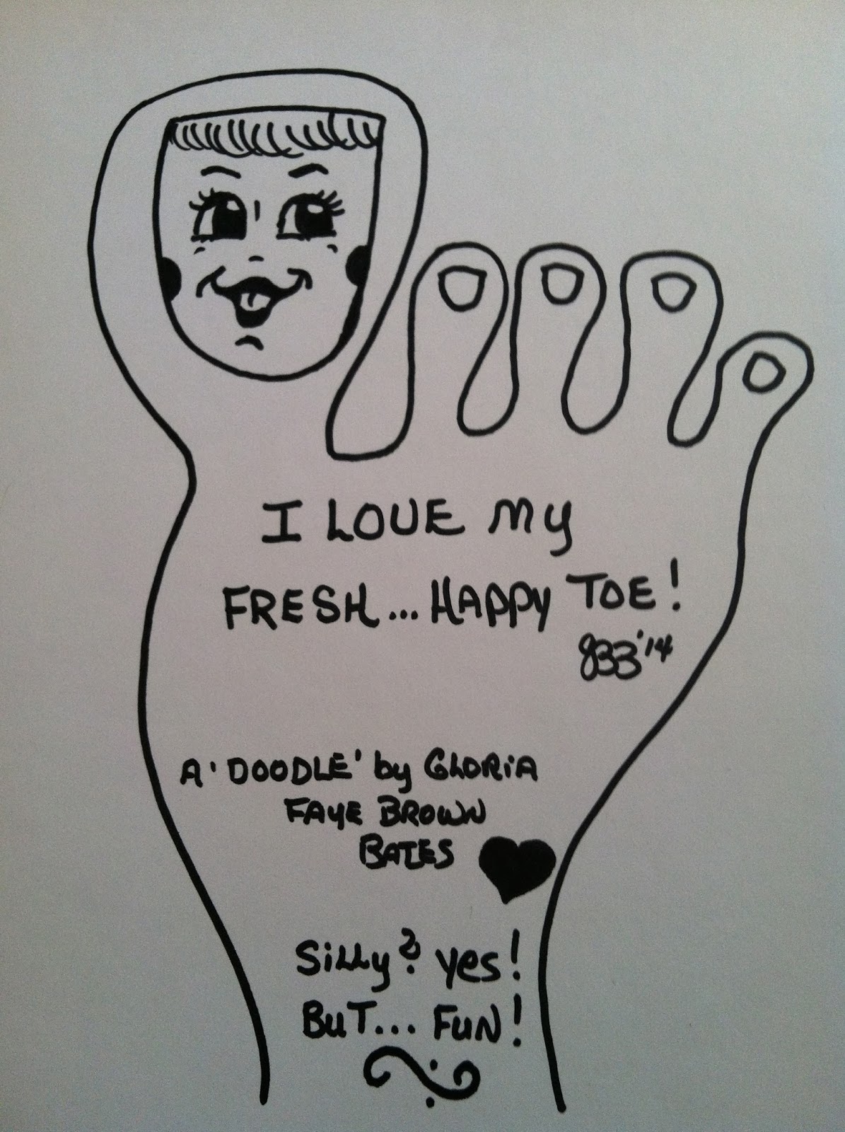 I Love My Fresh … Happy Toes! | GRANNY'S COLORFUL