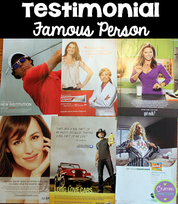 Testimonial Advertising Technique