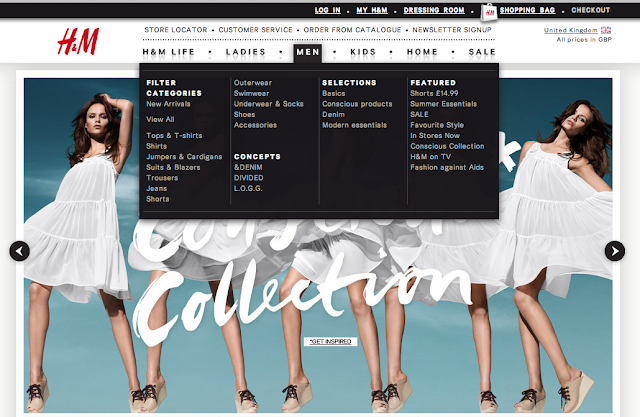 Marketing for Ecommerce: H&M launches new website
