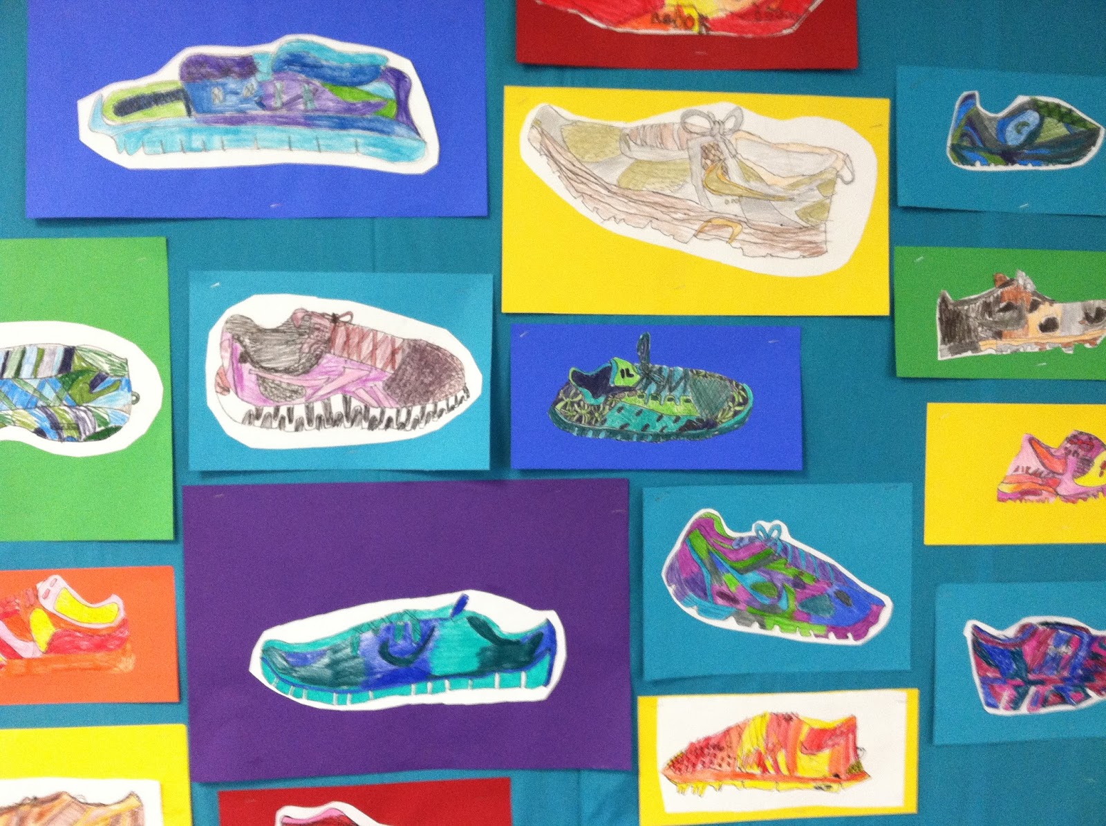 Wahoo for Art!: Contour Line Shoes