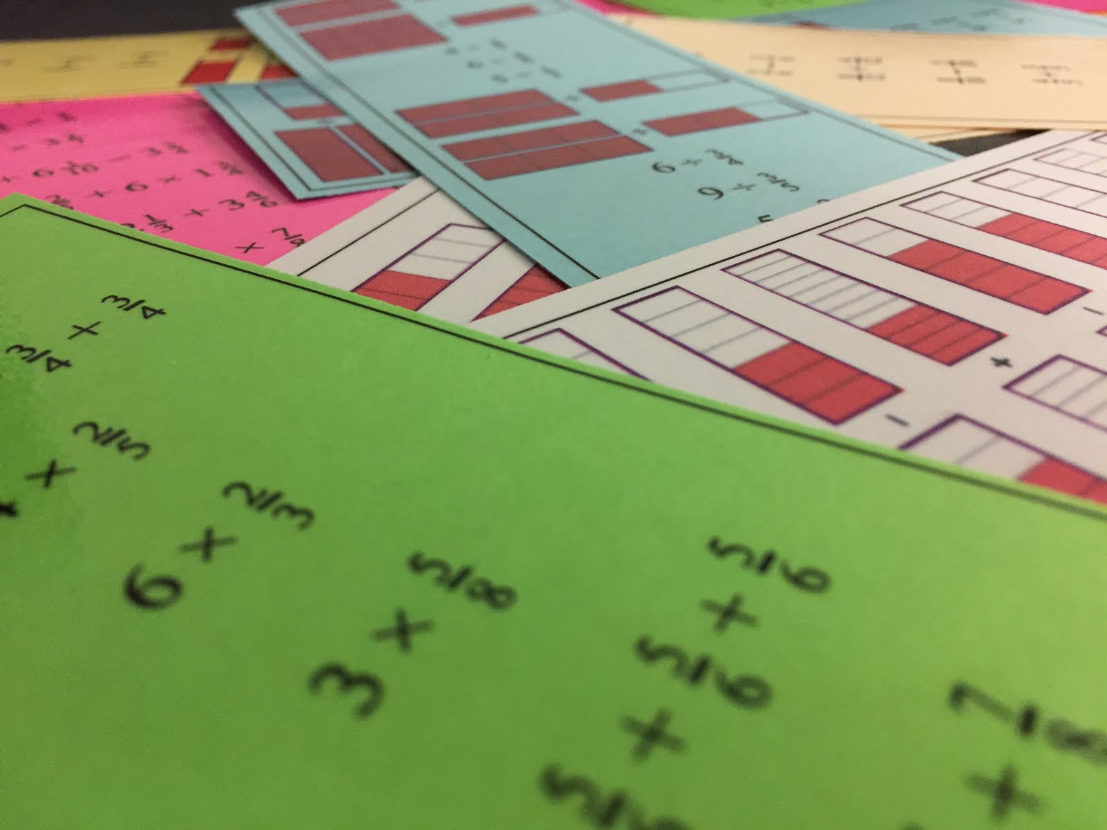 Engaging Math: Fraction Operation Continuum