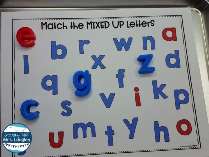 Cookie Sheet Alphabet Activities | Learning with Mrs. Langley